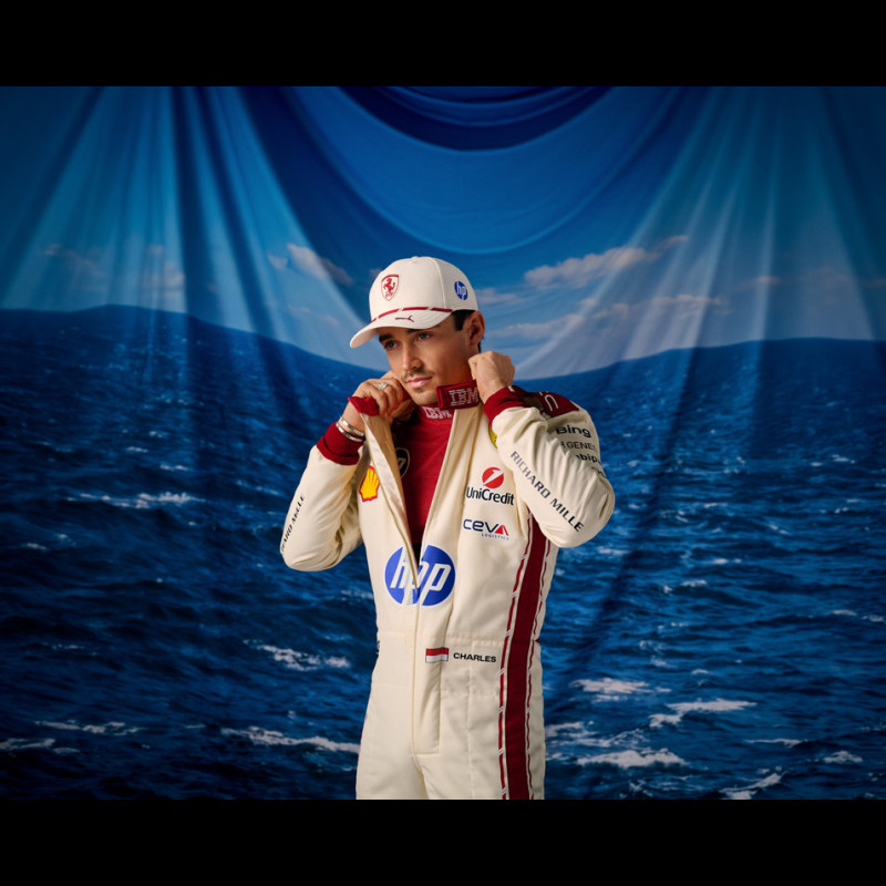 Casquette Ferrari F1 Team n° 16 Charles Leclerc GP Monaco 2026 Puma ...