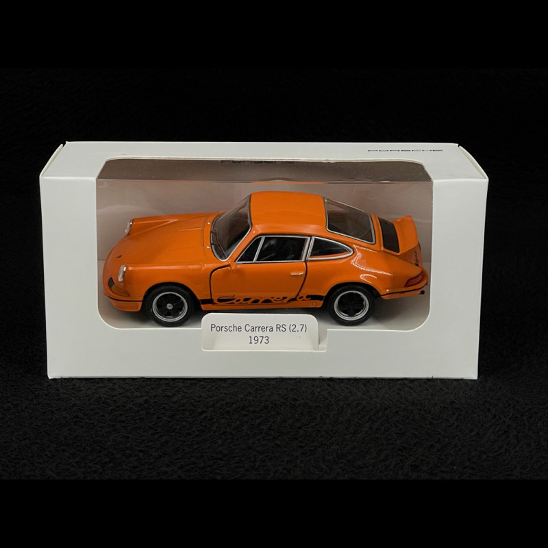 Porsche 911 Carrera RS 2.7 1973 Orange / Bandes Noires Jouet à friction ...