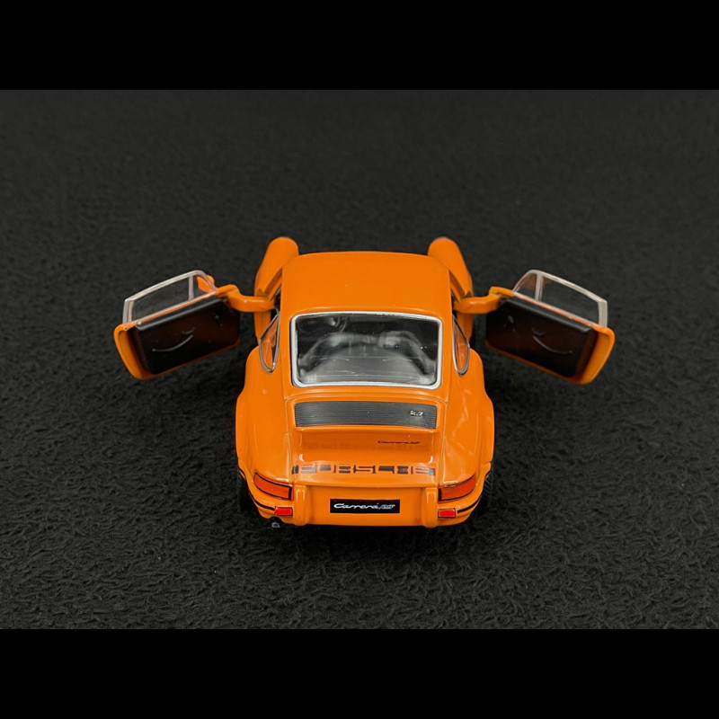 Porsche 911 Carrera RS 2.7 1973 Orange / Bandes Noires Jouet à friction ...