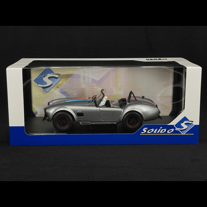 Shelby Cobra 427 Mk II 1965 Argent / Bandes Martini 1/18 Solido S1804913