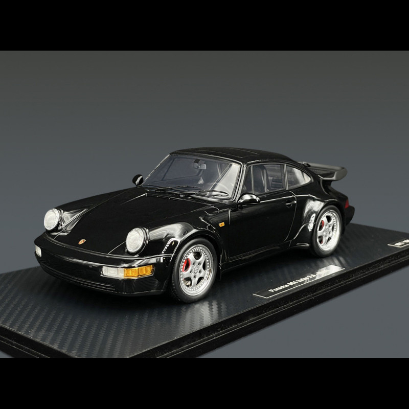 Porsche 911 Type 964 Turbo 3.6 1993 Black RS Selection x Spark 1/18 ...