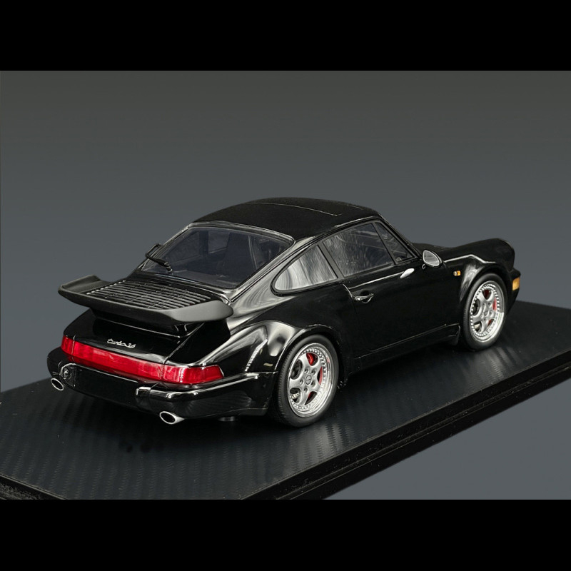 Porsche 911 Type 964 Turbo 3.6 1993 Black RS Selection x Spark 1/18 ...