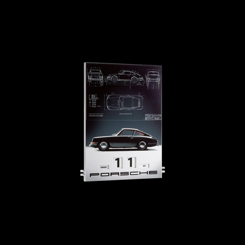 Porsche 911 1963 perpetual calendar enamel Porsche Design WAP0920020E