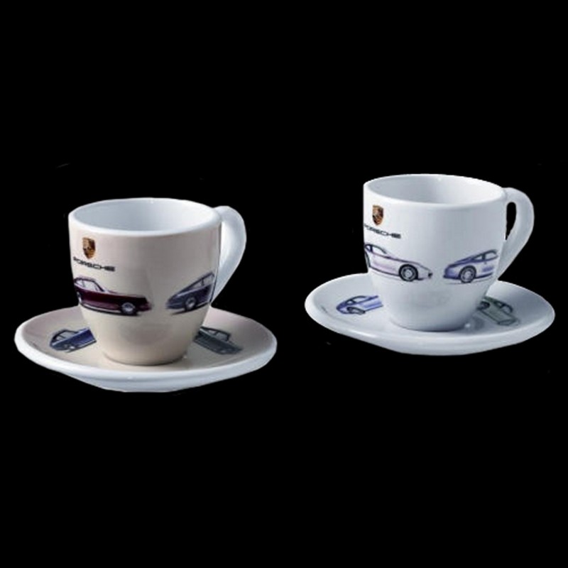 Set 2 Porsche Expresso cups Porsche Design WAP05000450E