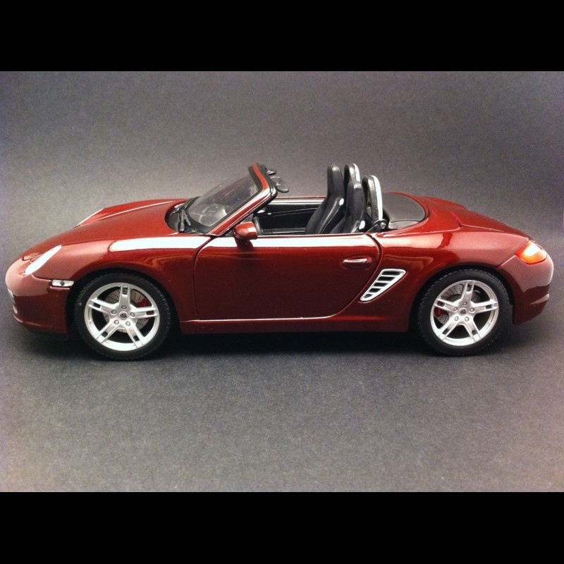 Porsche Boxster S 987 ruby red 1/18 Maisto 31123