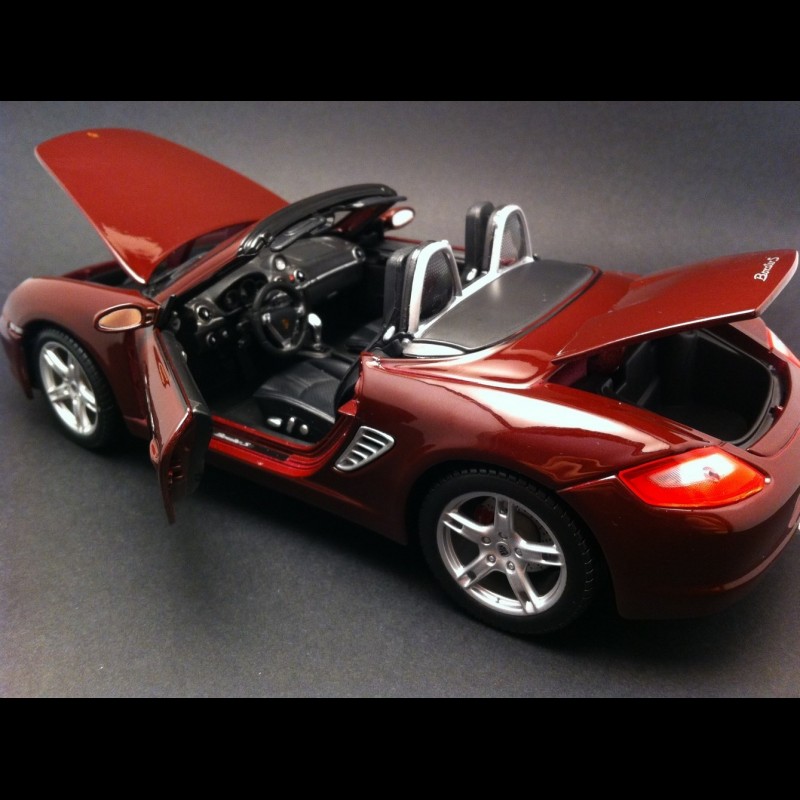 Porsche Boxster S 987 ruby red 1/18 Maisto 31123