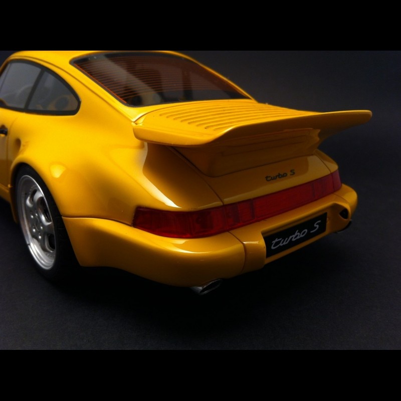 Porsche 964 Turbo S yellow Lightweight 1/18 GT Spirit ZM023