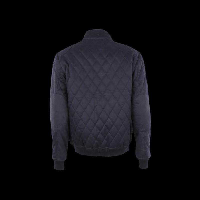 Gulf quilted jacket navy blue - men