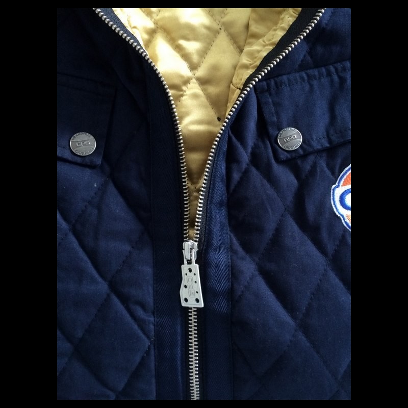 Gulf quilted jacket navy blue - men