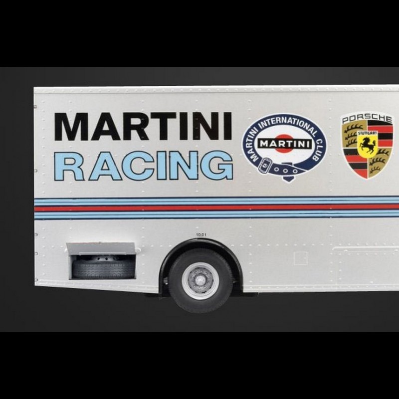 Mercedes Benz O 317 race truck Porsche Martini Racing 1/18 Schuco 450032100