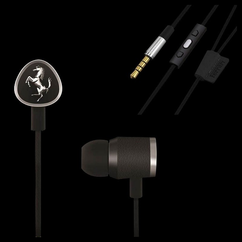 Earphones Ferrari by Logic3 G150i black 1LFE012K