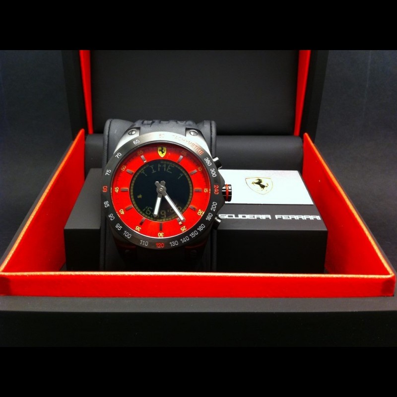 Montre Ferrari Fan Scuderia Chrono rouge 270012975