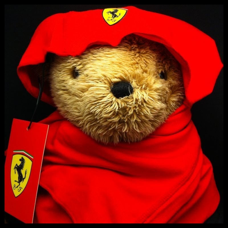 Scarf neck & head Ferrari red