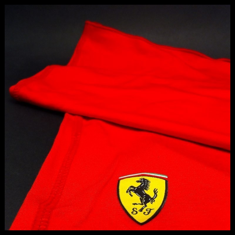 Scarf neck & head Ferrari red