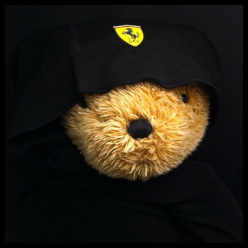 Scarf neck & head Ferrari black