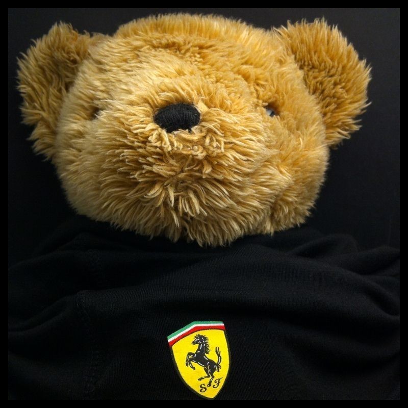 Scarf neck & head Ferrari black