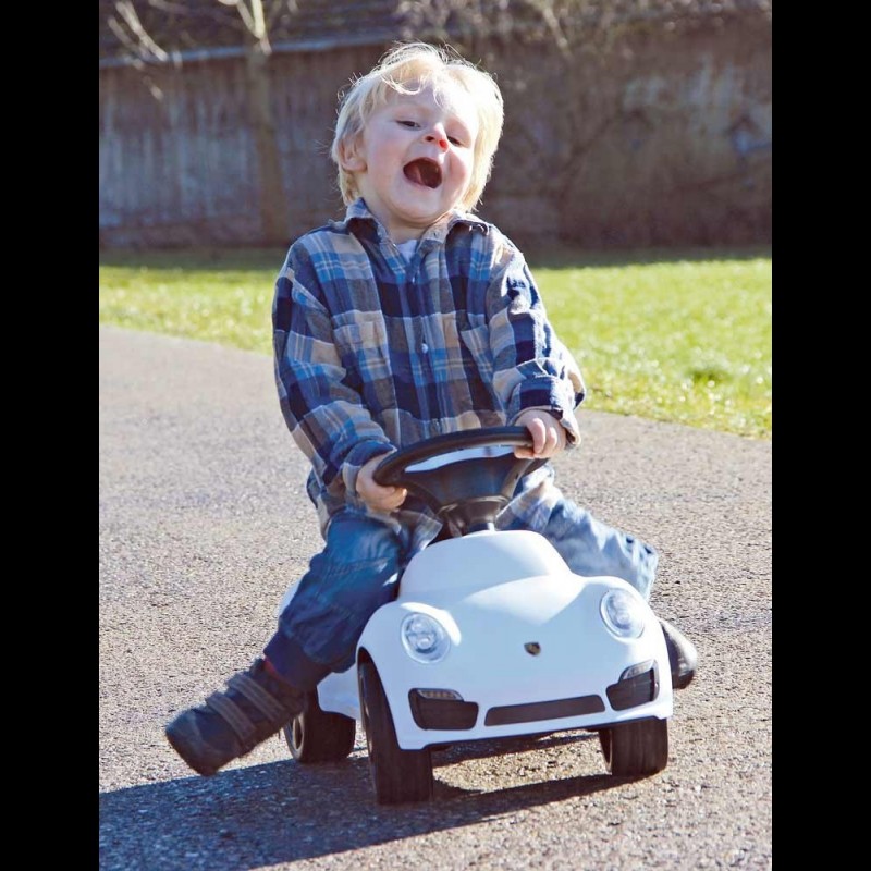 Baby Porsche 911 Turbo S blanc