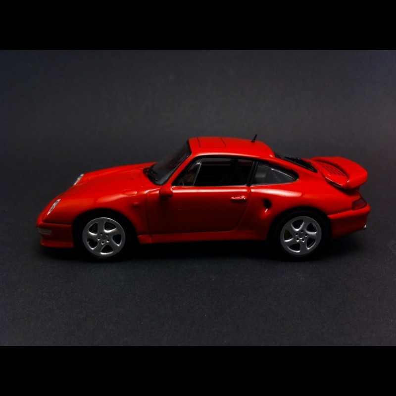 Porsche 993 Turbo S 1998 indian red 1/43 Minichamps CA04316001