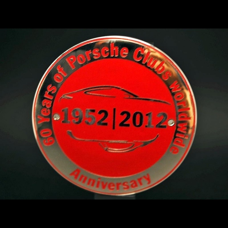 Grille Badge 911 "60 years Porsche Club"