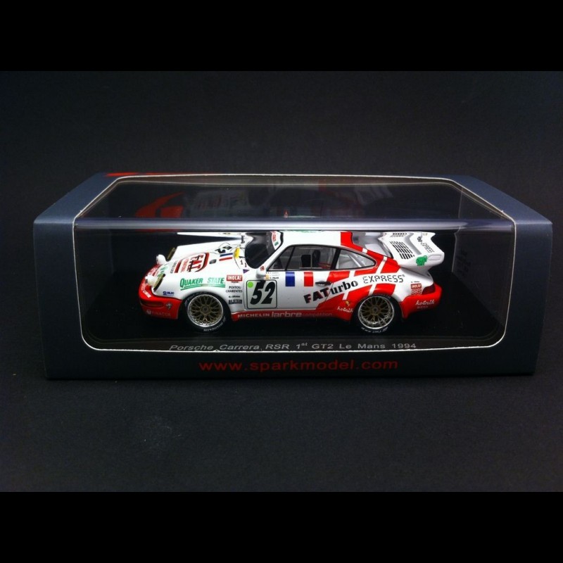 Porsche 964 Carrera RSR winner Le Mans 1994 n° 52 1/43 Spark S4443