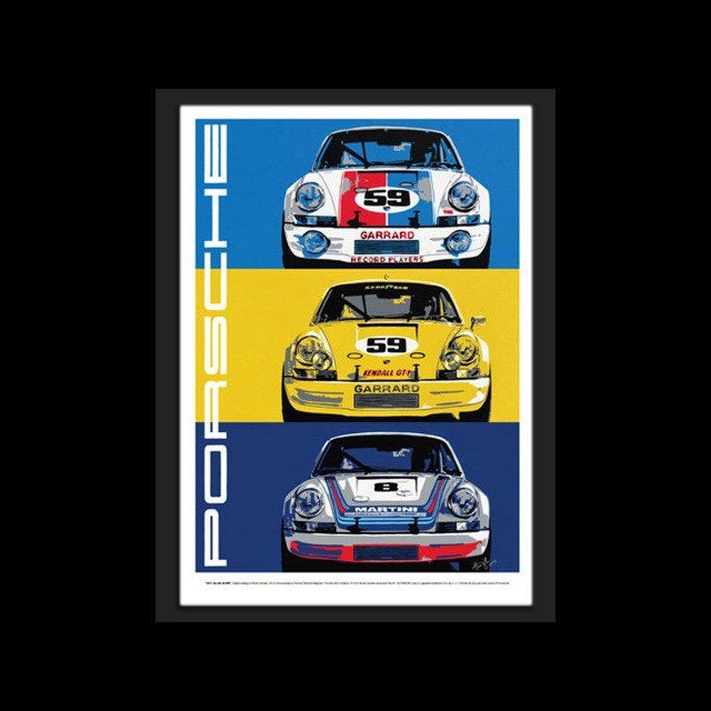Porsche 911 RSR reproduction of an original poster by Nicolas Hunziker
