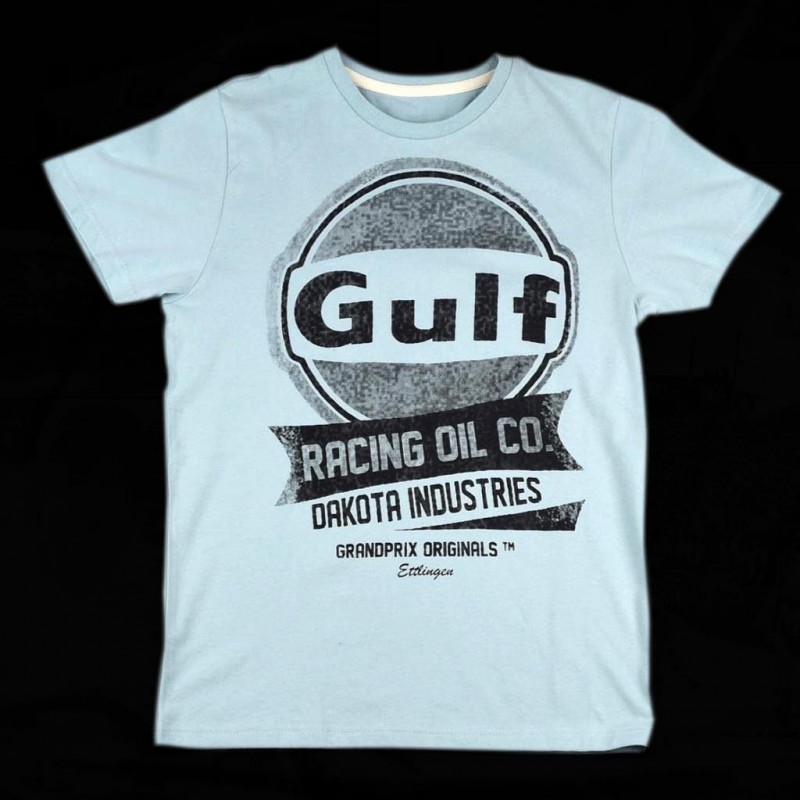 T-shirt Gulf Oil Racing petrol blue - Men