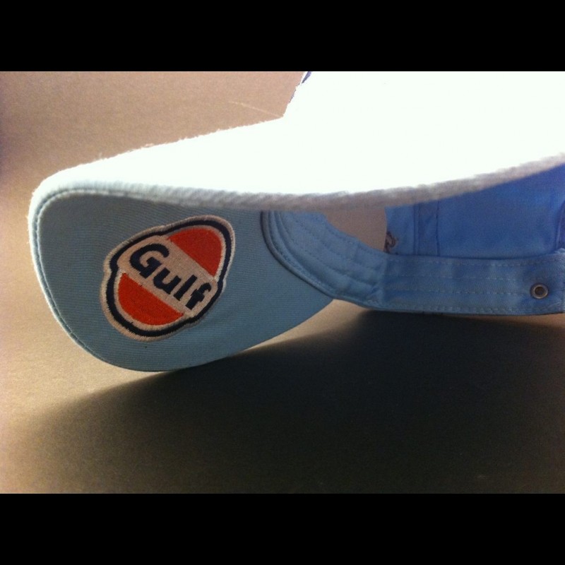 Gulf vintage Cap blau logo Visier