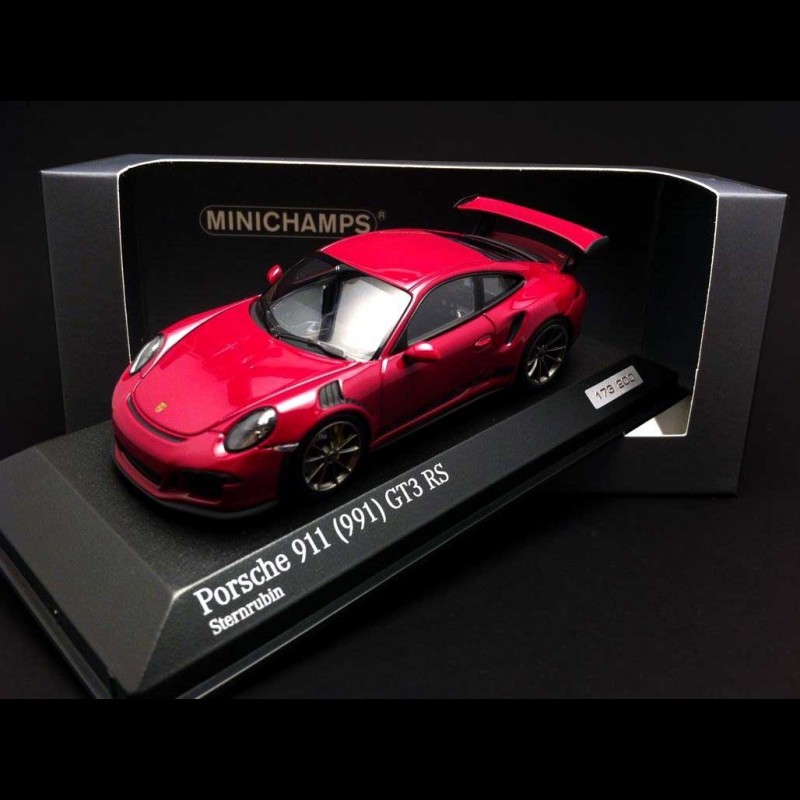 Porsche 991 GT3 RS 2015 ruby red 1/43 Minichamps CA04316008