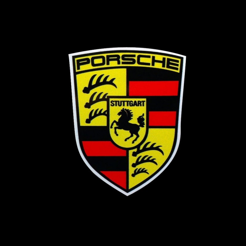 Sticker Porsche former crest 6.5 x 5 cm
