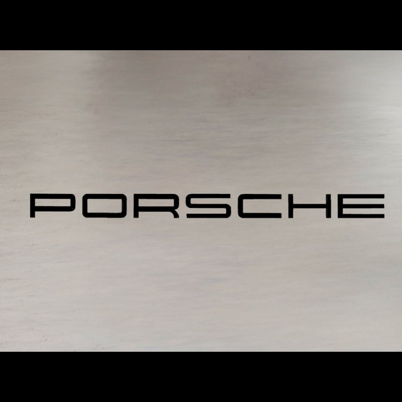 Porsche letters sticker transfer black 15.3 x 1 cm
