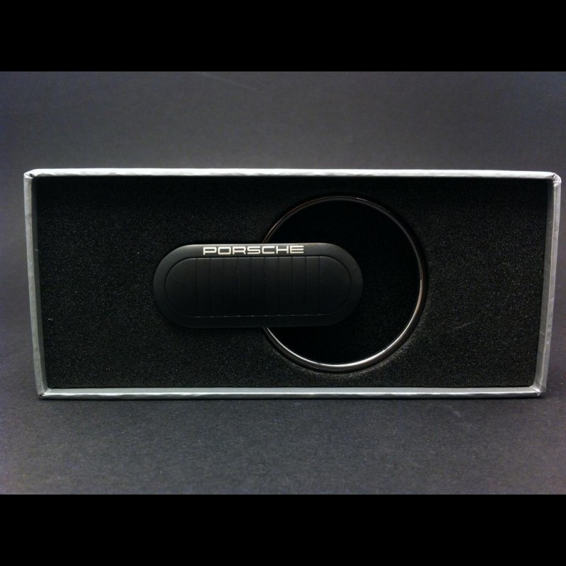 Metal key ring Porsche black Porsche design WAP0500070D