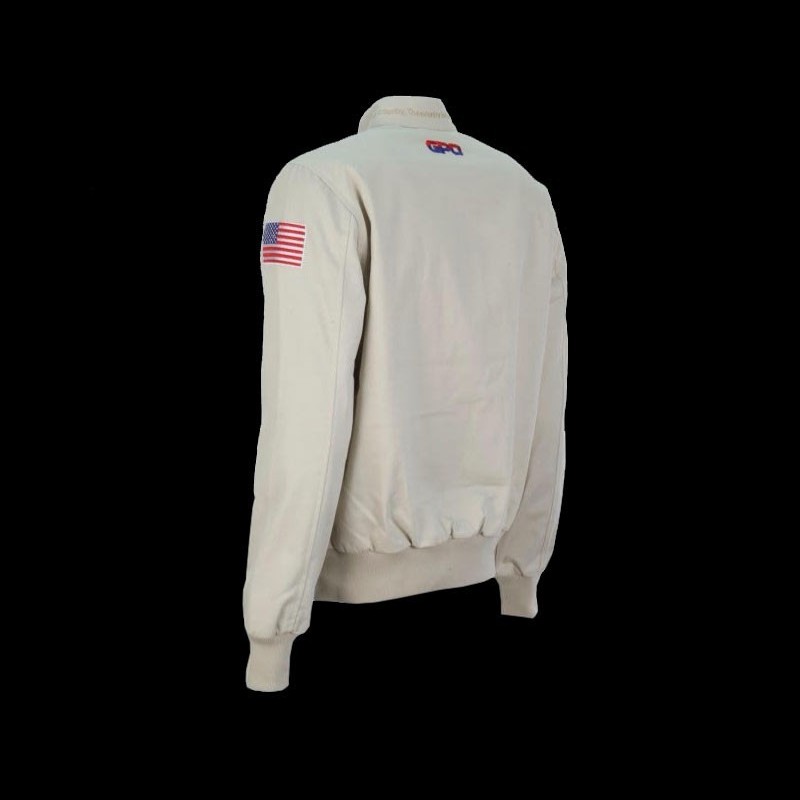 Jacket Gulf Steve Mc Queen Le Mans cotton beige - men