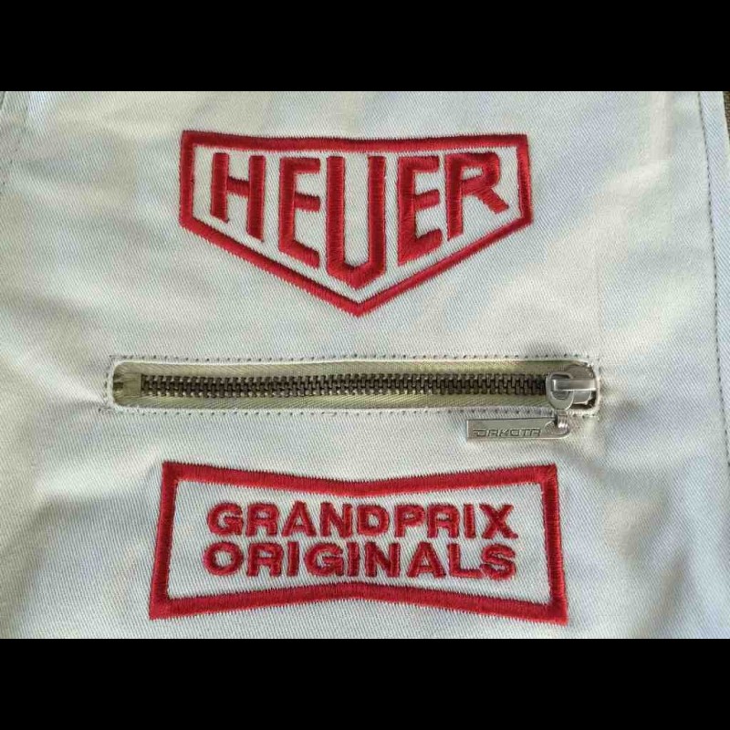 Veste Gulf Steve McQueen Le Mans coton beige - homme