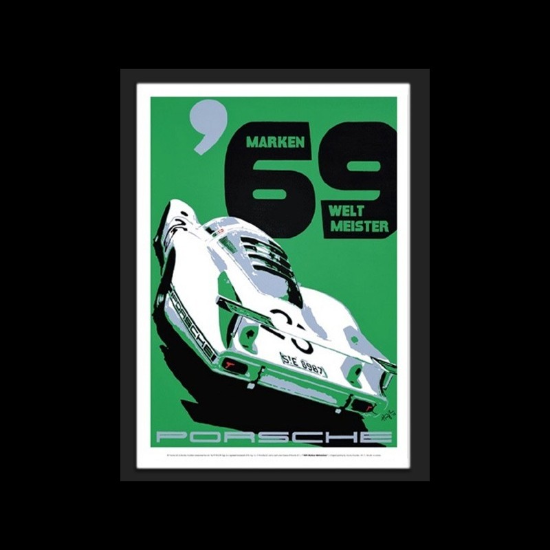 Porsche 1969 Marken Weltmeister reproduction d'un poster original de ...