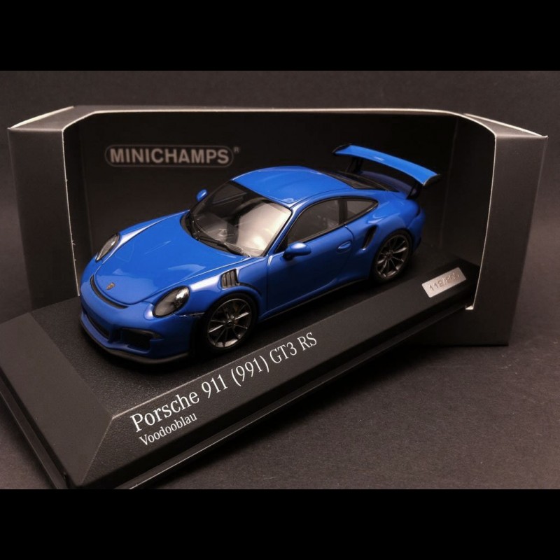 Porsche 991 GT3 RS 2015 voodoo blue 1/43 Minichamps CA04316042