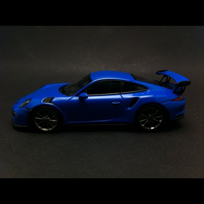 Porsche 991 GT3 RS 2015 voodoo blue 1/43 Minichamps CA04316042
