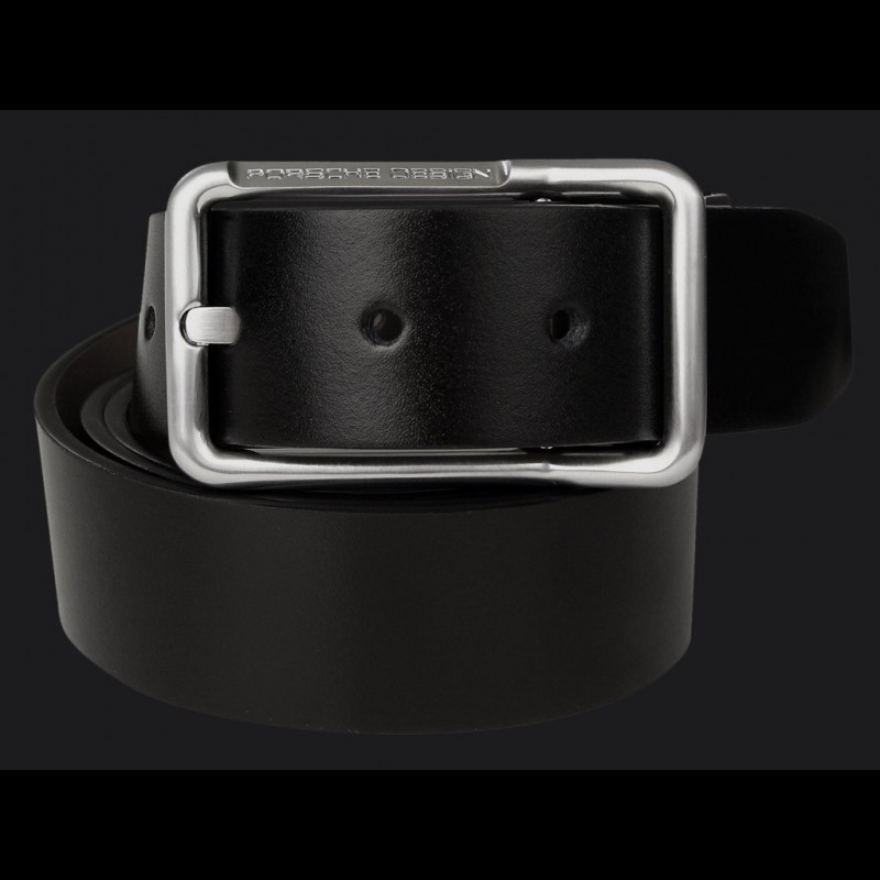Porsche Design belt Michigan 35 leather black - men