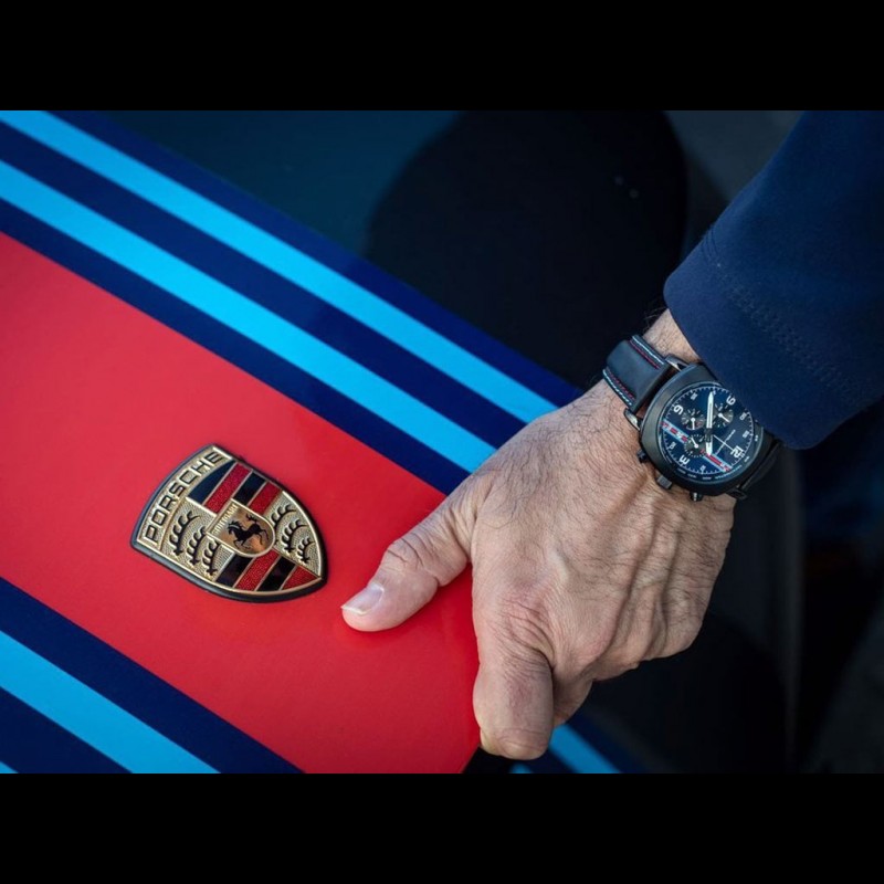 Martini Racing Watch Chrono black / dark blue