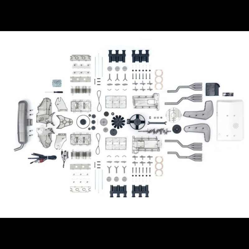 Porsche 911 Motor flat 6 boxermotor spur 1/4 MAP09028016