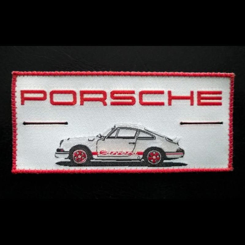 Porsche 911 Carrera Badge fabric sewing or buttoning