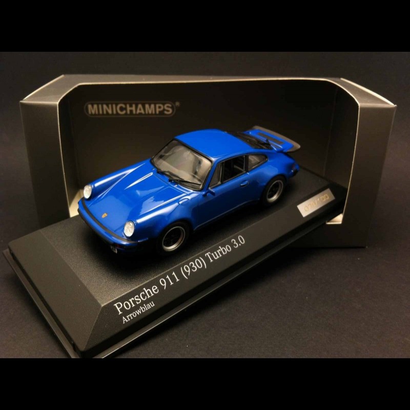 Porsche 911 Turbo 3.0 1975 arrow blue 1/43 Minichamps CA04316028