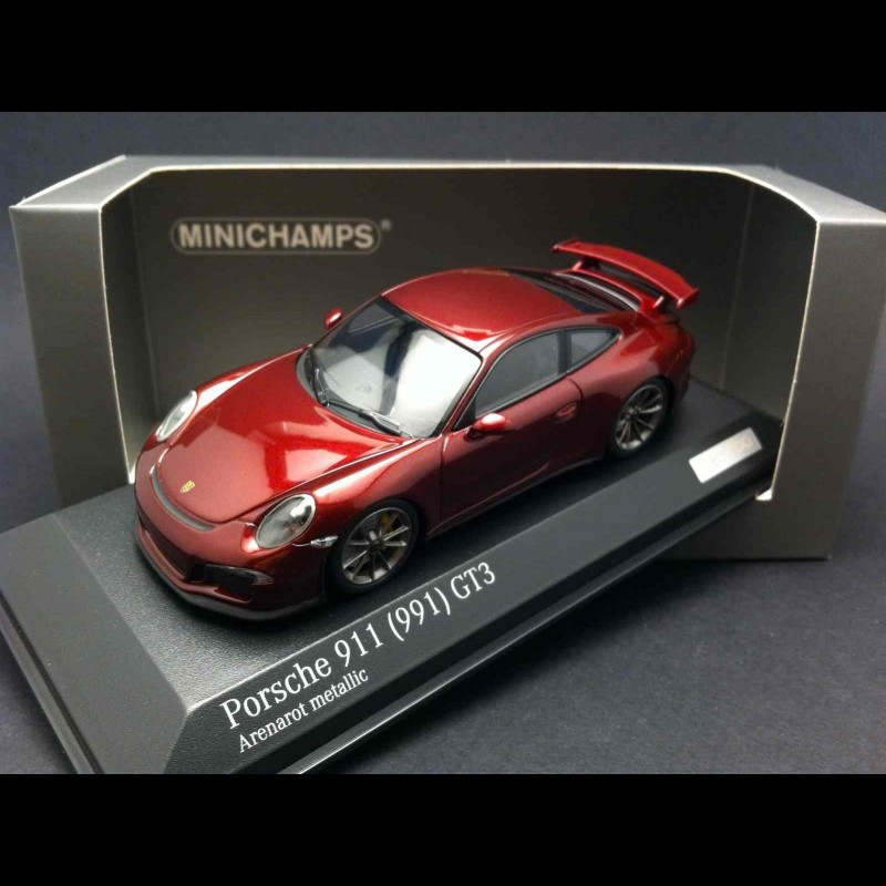 Porsche 991 GT3 2013 rot metallic 1/43 Minichamps CA04316087
