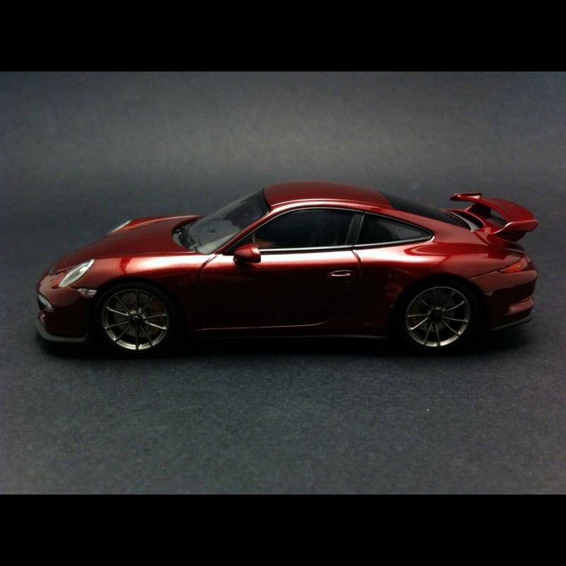 Porsche 991 GT3 2013 rot metallic 1/43 Minichamps CA04316087