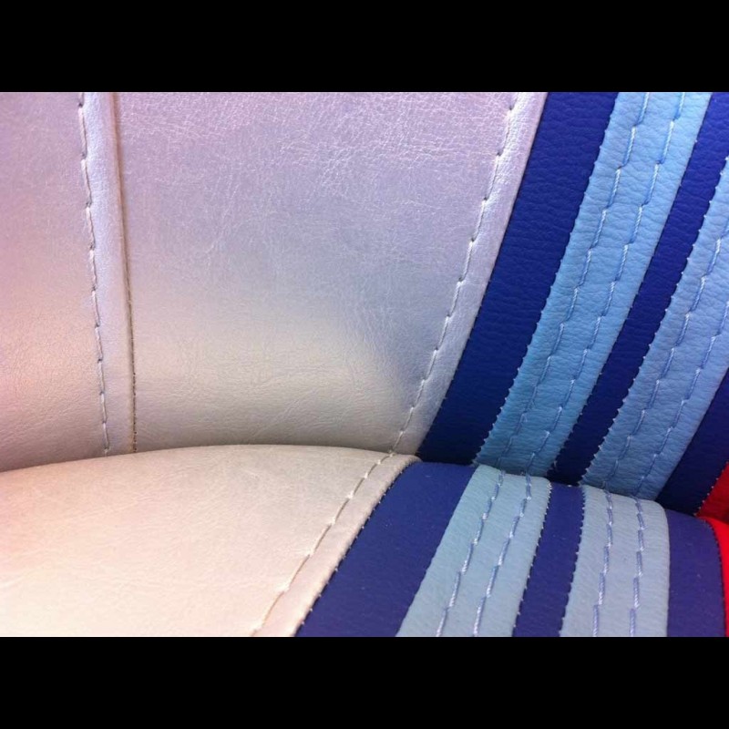 Fauteuil cabriolet Racing Inside n° 4 gris Racing team bande jaune