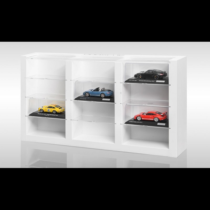Wall showcase for 12 Porsche models scale 1/43 Porsche Design WAX05020616