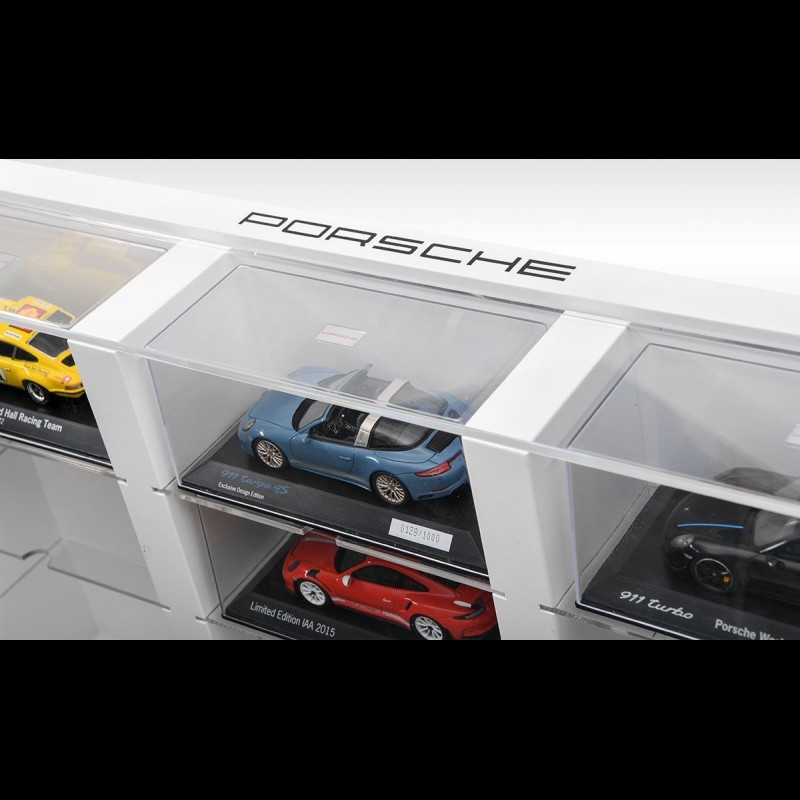 Wall showcase for 12 Porsche models scale 1/43 Porsche Design WAX05020616