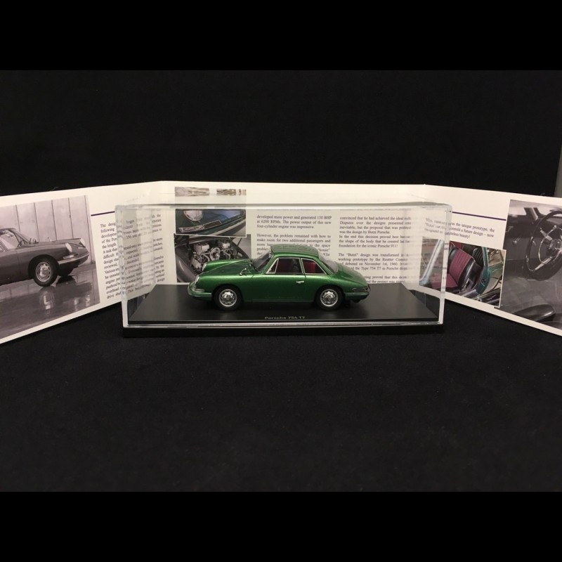 Porsche 754 T7 prototype 901 911 1960 verte 1/43 Autocult ATC90024