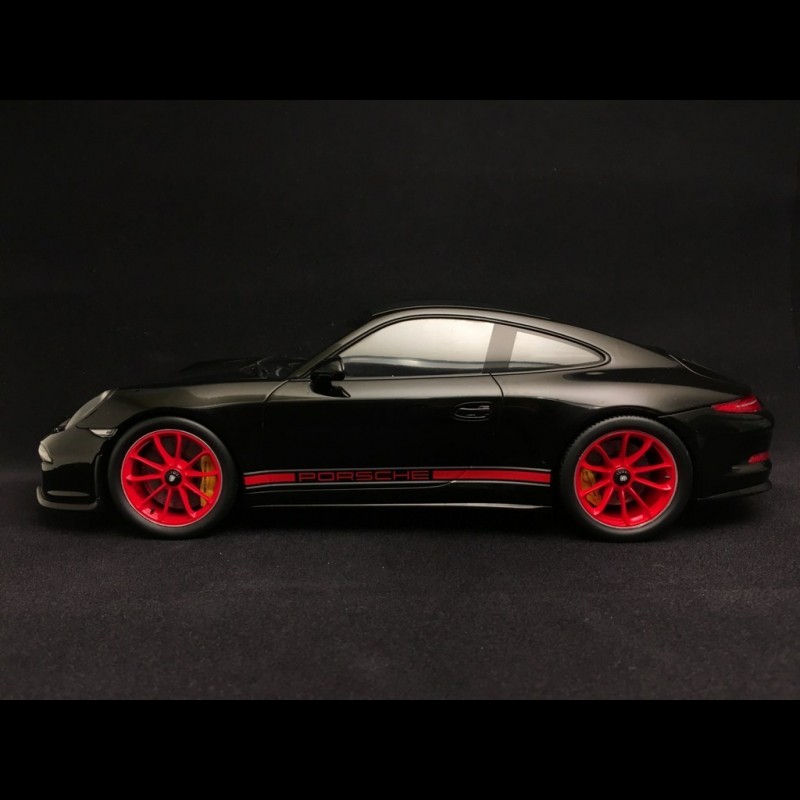 Porsche 911 R type 991 2016 black / black 1/18 Spark WAX02100027