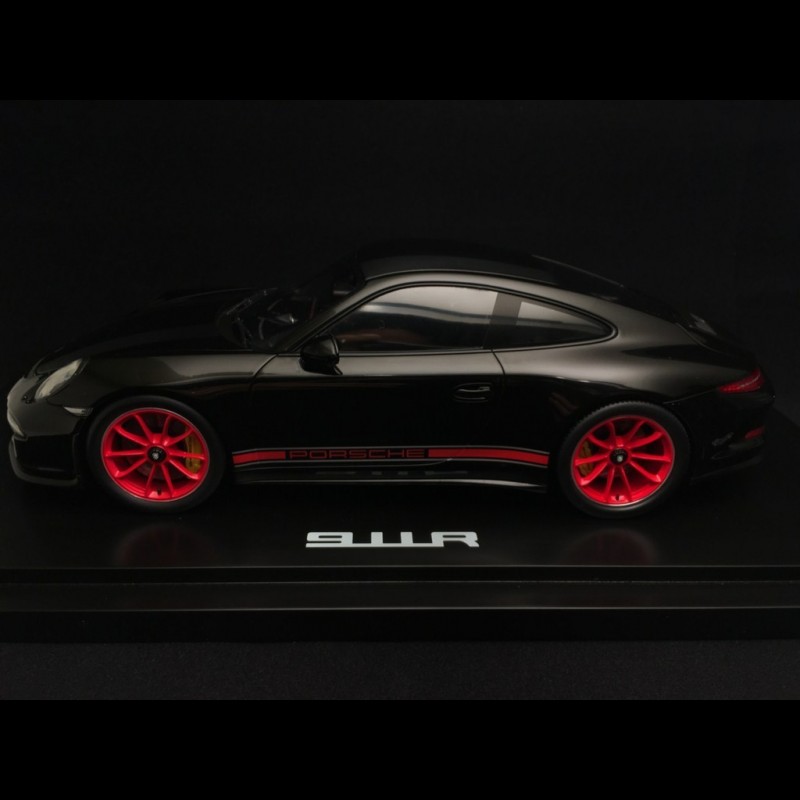 Porsche 911 R type 991 2016 black / black 1/18 Spark WAX02100027