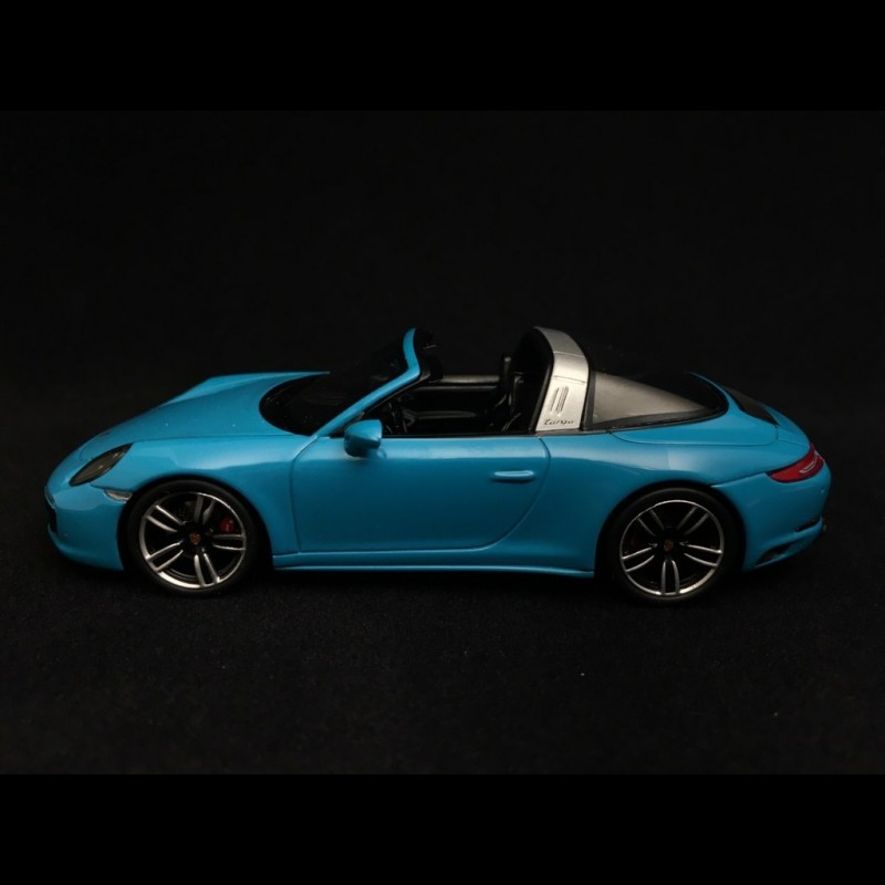 Porsche 911 type 991 Targa 4S Miami blue 1/43 Spark MAP02021016